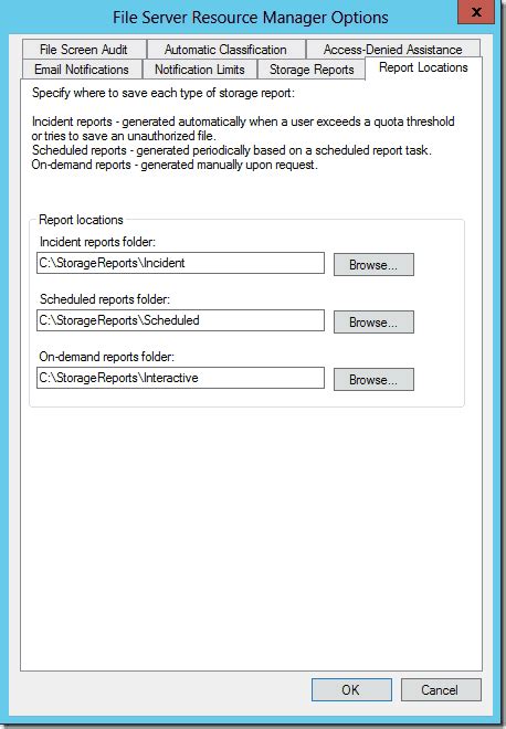 File Server Resource Manager Fsrm Part 2 Initial Configuration