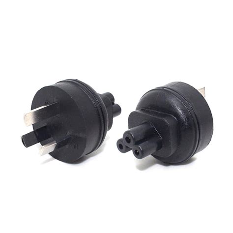 Australia Plug To C Prong Receptacle Power Plug Adapter IEC C To AU AS Prong