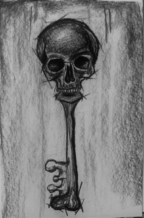 Rati Rastogi Skull Key Quick Sketch