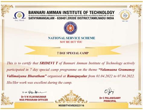 Sridevi T On Linkedin Volunteerexperience Communityimpact Leadershipdevelopment Nssvolunteer