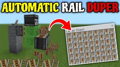 How To Build An Automatic Rail Duplicator In Minecraft 1 20 Easy