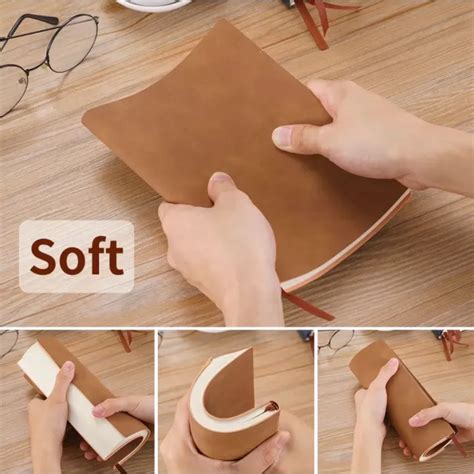 1pc A5 Soft Leather Notebook 100 Sheets School And Office Supplies Leather Cover Lazada Ph