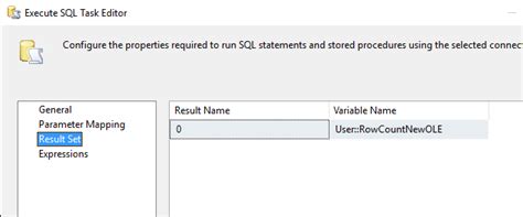 Sql Server Capture First Rows Affected In Transaction And Assign To Ssis Variable Stack Overflow