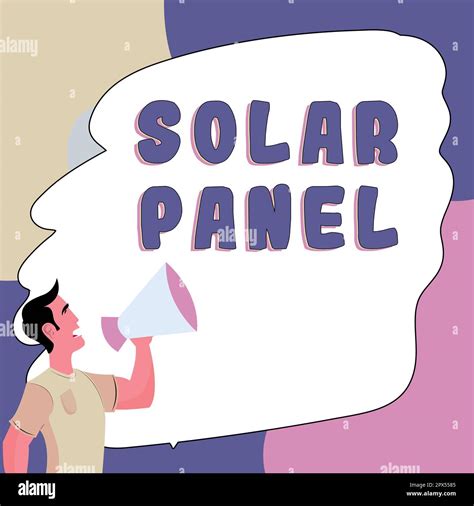 Hand Writing Sign Solar Panel Concept Meaning Designed To Absorb Suns Rays Source Of Energy