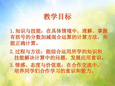 分数加减法 Ppt优秀课件 文档之家