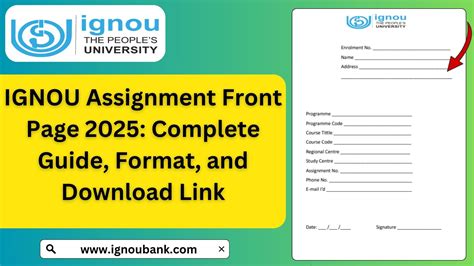 Ignou Assignment Marks 2025 Check Your Scores And Percentage