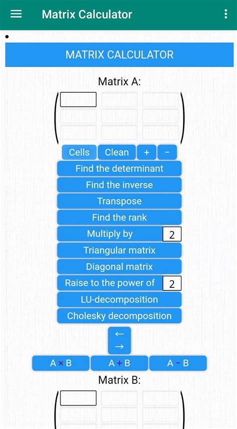 Matrix Calculator Step By Step Solution For Android Download