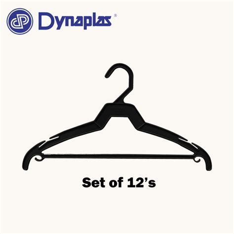 Dynaplas® 868 Black All Purpose Hanger Set Of 12s Lazada Ph