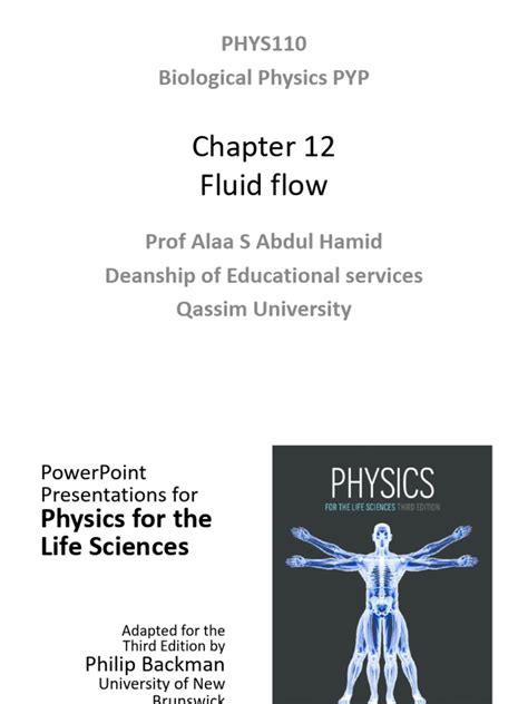Ch 12 1 Fluid Dynamic 433 Pdf Fluid Dynamics Viscosity