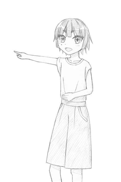 【イラスト】夏私服の織姫 かぁくん本紀