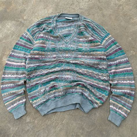 Coogi Crazy Vintage 90s Coogi 3d Knit Sweater Grailed