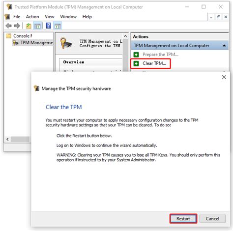 Is It Safe To Clear Tpm When Resetting Windows 10 11 [answered] Minitool