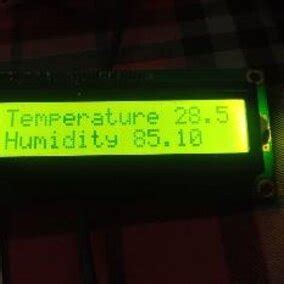 Display Results Of Temperature And Humidity On LCD Download Scientific Diagram