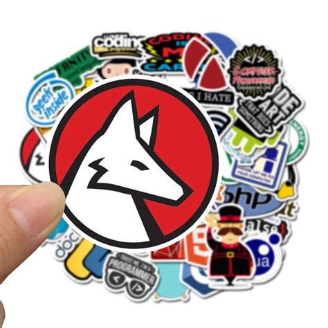 Internet Programmer Sticker Pack 50 Pcs Campnsea