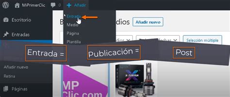 Agregar Y Editar El Contenido En Tu Sitio Web De Wordpress Miprimerclic