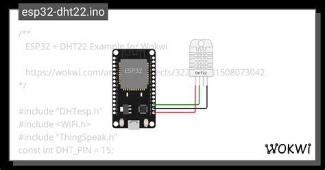 Esp32 Dht22 Ino Wokwi ESP32 STM32 Arduino Simulator