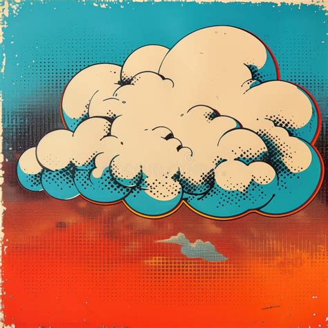 Retro Comic Book Thought Bubble Word Cloud Humorous And Fun Cartoon