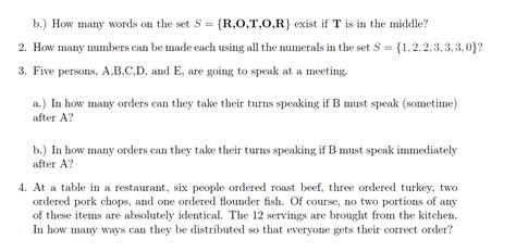 Solved Equivalence Class Of Permutations Of The Elements In