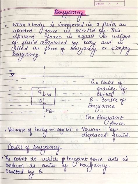 Unit 1 Bouyancy Floatation Pdf