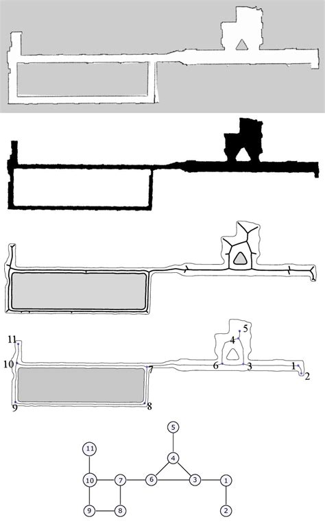 Top Row An Example Of A Grid Map Of An Environment Second Row The Download Scientific