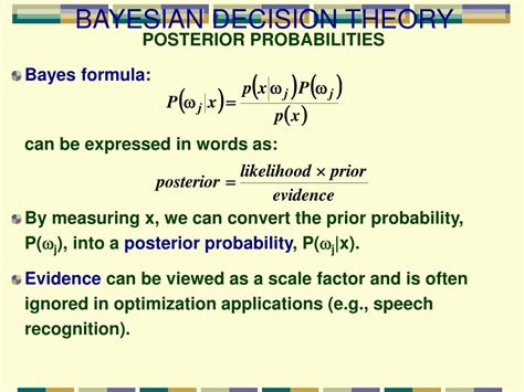 Ppt Intro To Pattern Recognition Bayesian Decision Theory
