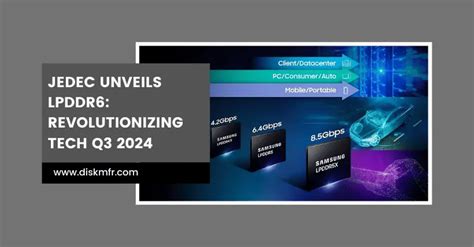 Jedec Unveils Lpddr6 Revolutionizing Tech Q3 2024