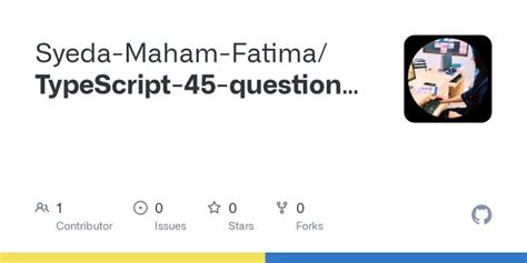 syeda maham fatima on linkedin github syeda maham fatima typescript