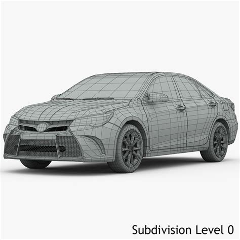 도요타 캠리 Xse 2015 3d 모델 199 3ds Fbx Max Obj Free3d