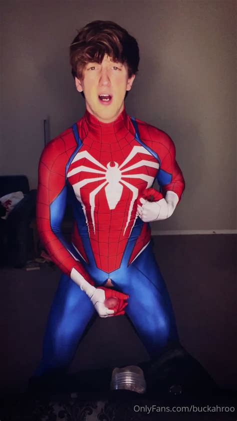 Spider Man Fucking A Toy With A Big Goofy Grin