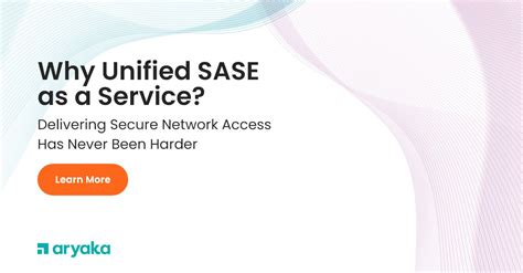 Why Unified Sase Aryaka Secure Network Access Solution