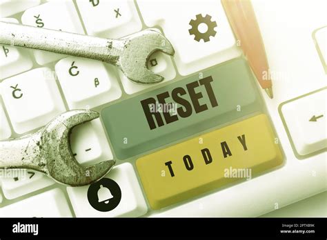 Writing Displaying Text Reset Word Written On Cause Device Return To