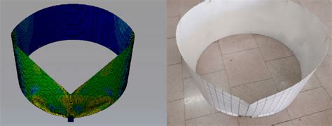 Comparison Of Experimental And Numerical Deformations For Wh1s1 Specimen Download Scientific