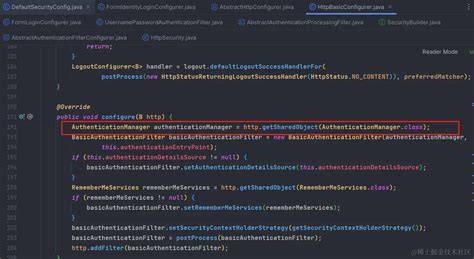 Spring Security初始化过程以及authenticationmanager详解以及如何自定义认证方式 1 掘金
