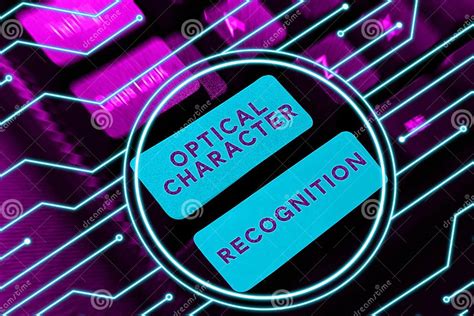 Hand Writing Sign Optical Character Recognition Business Showcase The Identification Of Printed