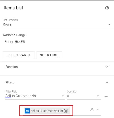 how to nest range lists to create grouping reports cosmos data