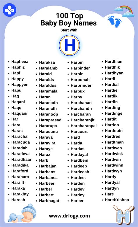 Unique and Meaningful Baby Boy Names Starting with H