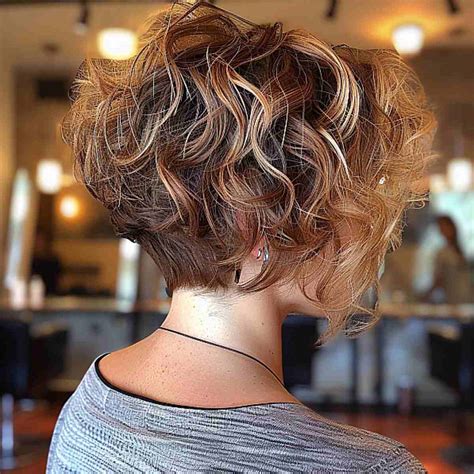 Inverted Bob Haircut For Curly Hair