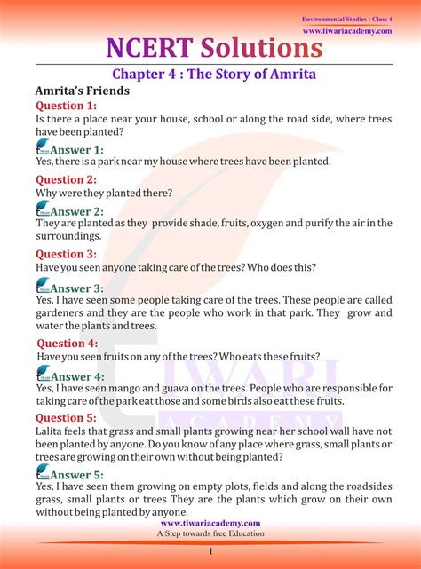 Ncert Solutions For Class 4 Evs Chapter 4 In Hindi And English Medium