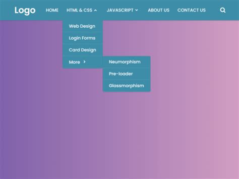 Responsive Navigation With Dropdown And Search Box Codehim