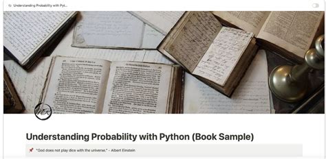 Michaelmike Erlihson On Linkedin Mathematics Python Book Simulations