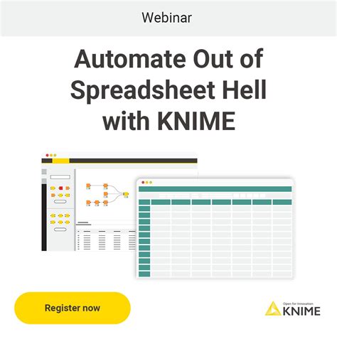 Knime On Linkedin Automate Out Of Spreadsheet Hell With Knime