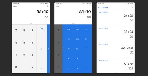 a jetpack compose clone of android 10 calculator ui