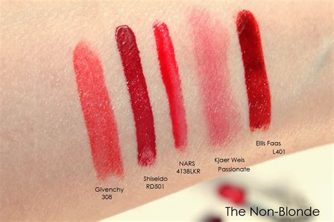My Current Top 10 Red Lipsticks The Non Blonde