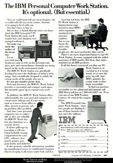 VC G Retro Scan Of The Week The Official IBM PC Desk