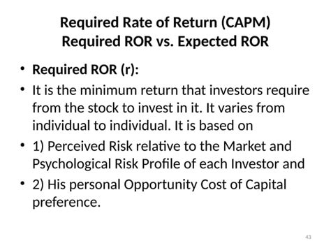 Efficient Portfolio Market Risk And Cml Line Ppt
