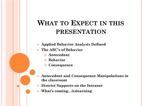 Applied Behavior Analysis - ppt download