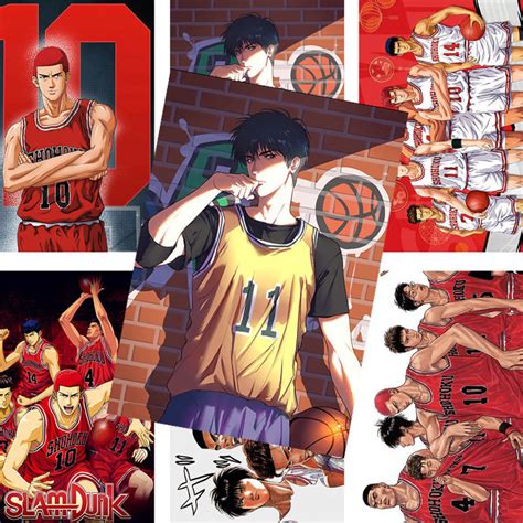 【3668人收藏】灌篮高手海报樱木花道流川枫动漫周边宿舍墙贴高清壁纸房间墙纸华美旗舰店20250227 Shopee Malaysia