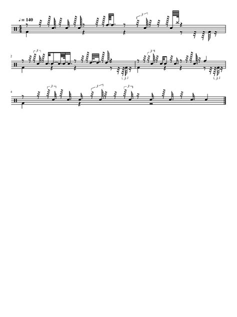 Swing Drum Solo 02 4 Bars Pdf
