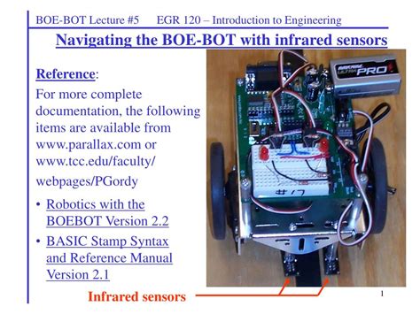 Ppt Boe Bot Lecture 5 Egr 120 Introduction To Engineering
