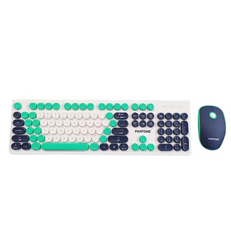 Pantone MK003N Pop Keys Wless Keyboard Mouse Combo WB HMR Shop N Bid